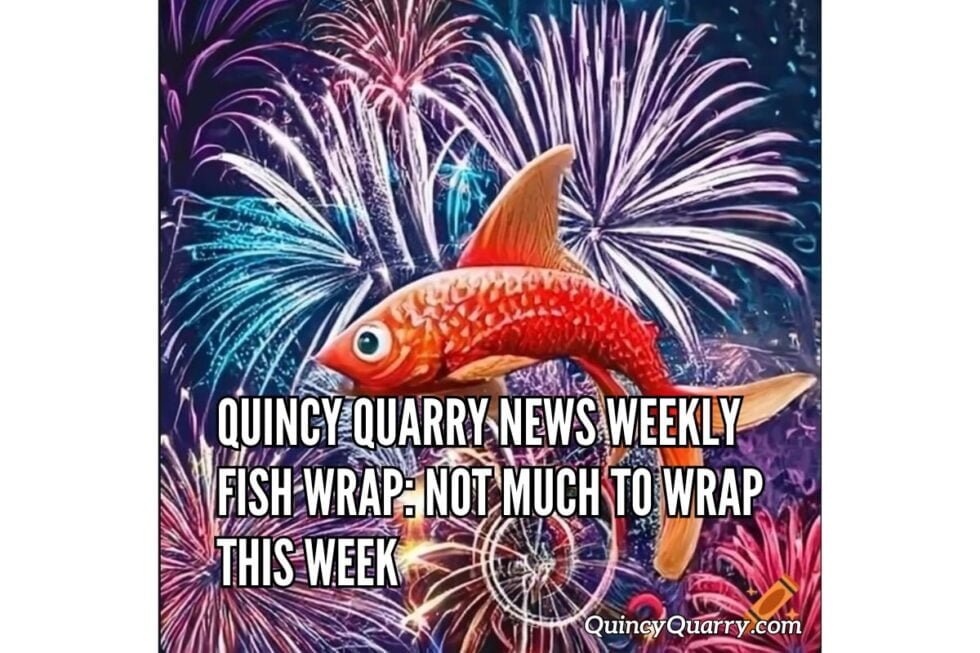 Quincy News: Quincy Quarry News Weekly Fish Wrap: Not Much To Wrap This ...